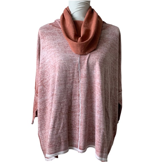 Democracy | Tops | Democracy Cowl Neck Boho Oversized Shirt | Poshmark